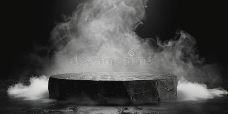 Smoke from Round Object stock photo. Image of shrouded - 374368888