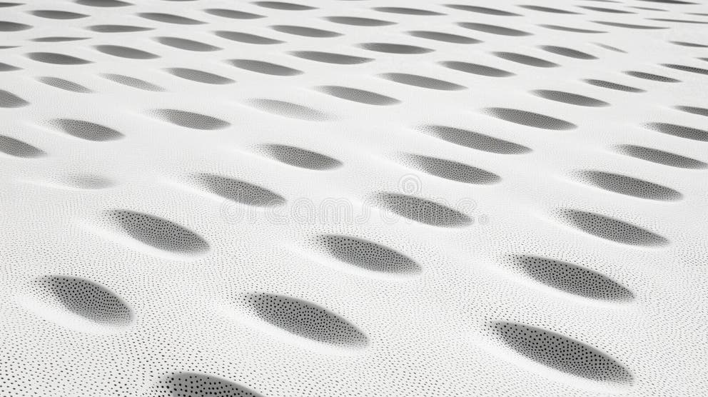 A Black and White Image of a Textured Surface with a Repeating Pattern ...