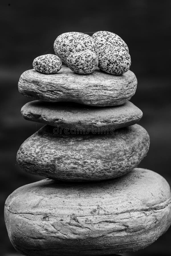 Close up of rock cairn. stock image. Image of cairn - 101780845