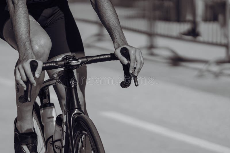 Black and White Images of a Cyclist Stock Photo - Image of cyclists ...