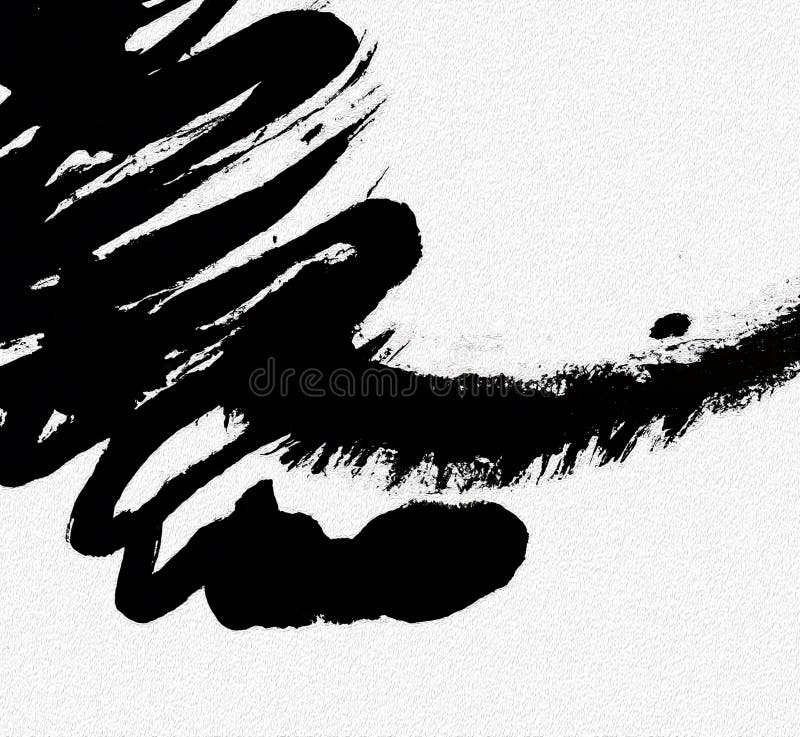 Black and White , Ink Drop Abstract Background Stock Illustration ...