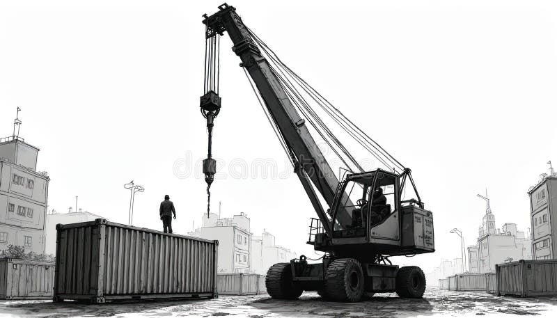 943 Driver Loading Shipping Cargo Container Stock Photos - Free ...