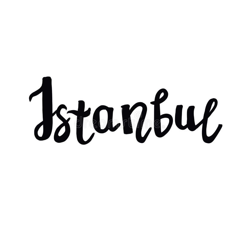 Istanbul word montage stock illustration. Illustration of asia - 19841315