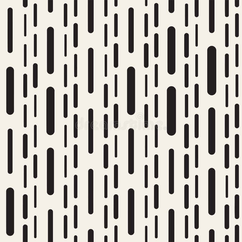 Black and White Irregular Rounded Dashed Lines Pattern. Modern Abstract ... Black and White Irregular Rounded Dashed Lines Pattern. Modern Abstract ...