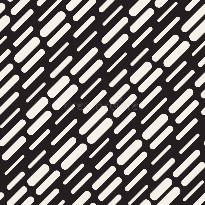 Black and White Irregular Rounded Dashed Lines Pattern. Modern Abstract ... Black and White Irregular Rounded Dashed Lines Pattern. Modern Abstract ...