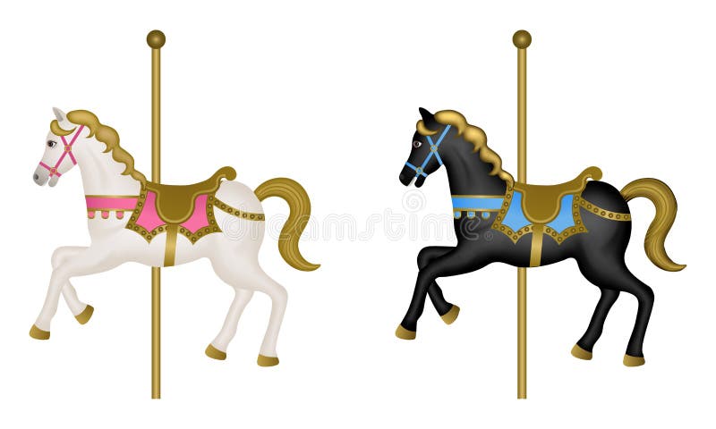 Carousel Horses Clipart