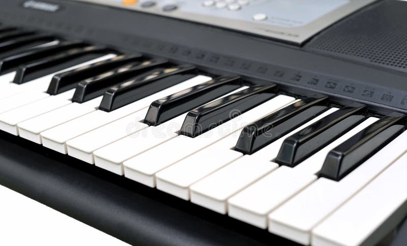 Black and white Keyboard stock image. Image of closeup - 45948467