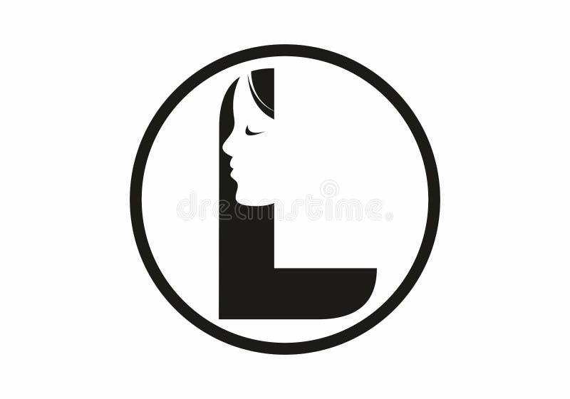 Letter L Beauty Women Face Logo Design Vector Stock Illustrations – 23 ...
