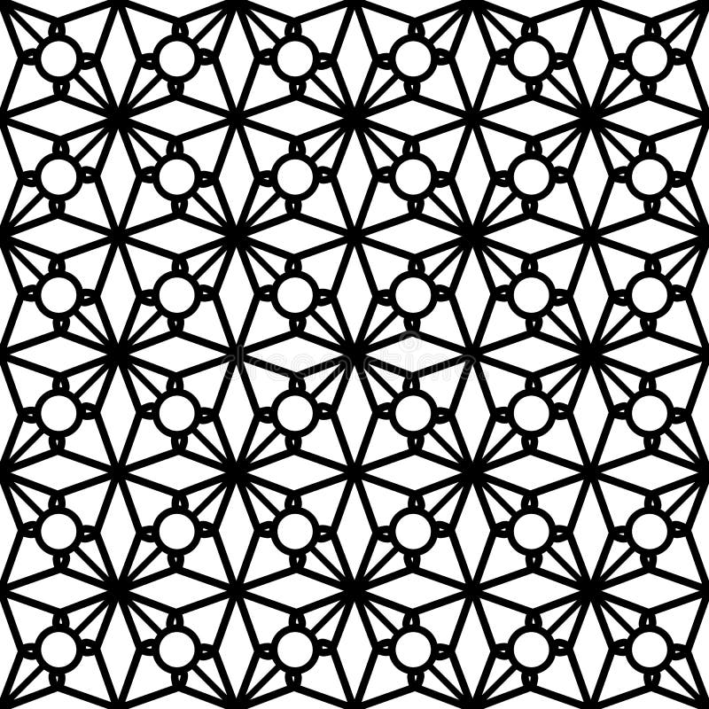 Black and White Lace Pattern Stock Vector - Illustration of crochet ...
