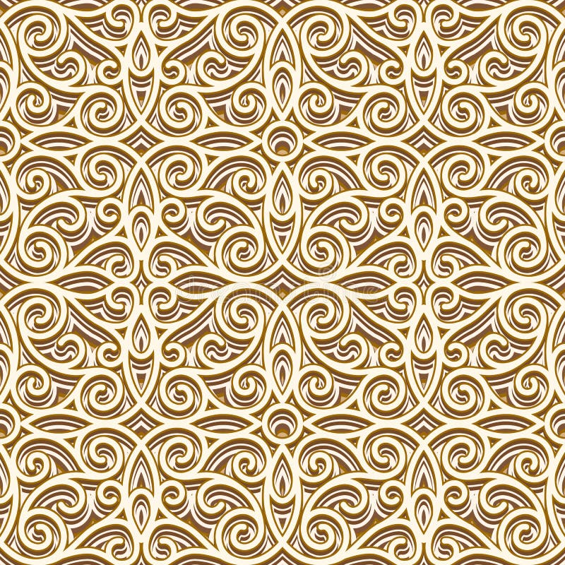 Vector Set with Vintage Seamless Patterns Stock Vector - Illustration ...