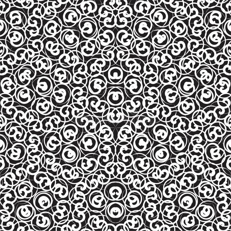 Black and White Lace Pattern — Vector Cdr X6 Stock Vector ...