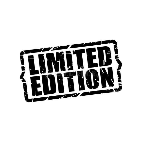 Grunge Limited Edition Stamp Vector – Distressed Text Design for ...