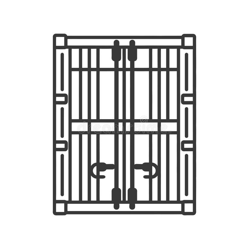 Gate Clipart Black And White