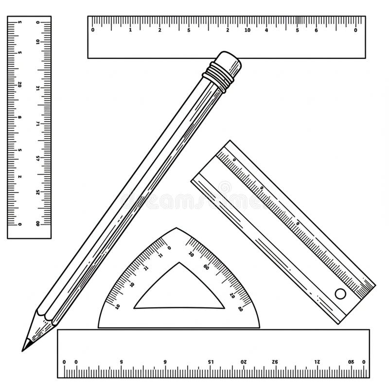 Black White Protractor Stock Illustrations – 1,666 Black White ...