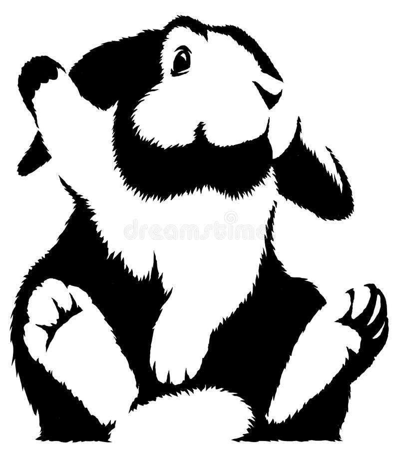 Rabbit Pen Ink Illustration Stock Illustrations – 407 Rabbit Pen Ink ...