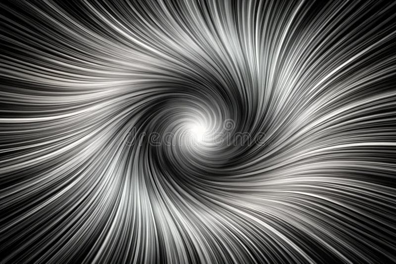 Black and White Lines Vortex Speed Texture Effect Stock Illustration ...