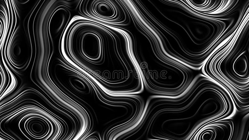 Black and White Liquid Fluid Texture Shape Material Background Stock ...