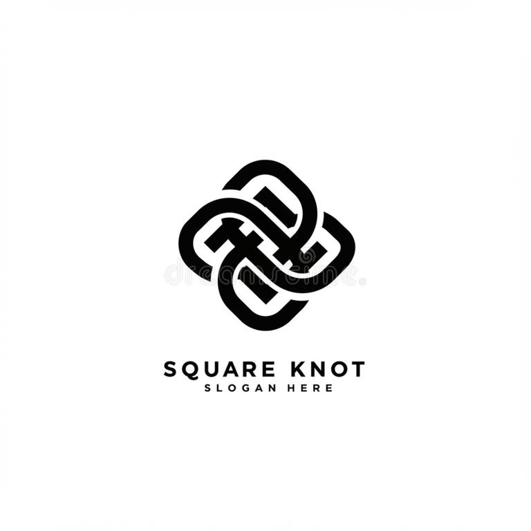 Stylized Symmetrical Knot Logo Stock Illustrations – 139 Stylized ...