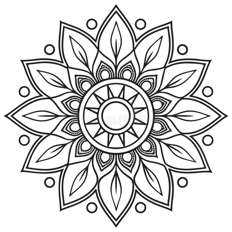 Intricate Symmetrical Pattern Design Stock Illustrations – 134,117 ...