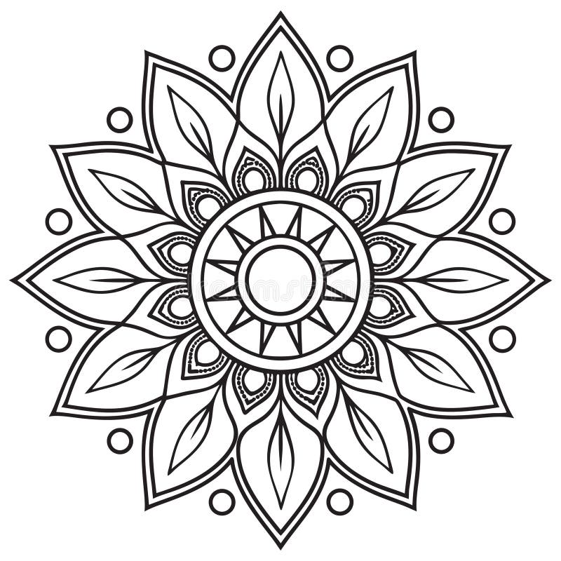 Intricate Symmetrical Pattern Design Stock Illustrations – 134,117 ...