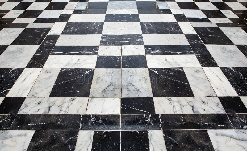 Checkered Marble Floor Tiles Texture Background Stock Illustration ...