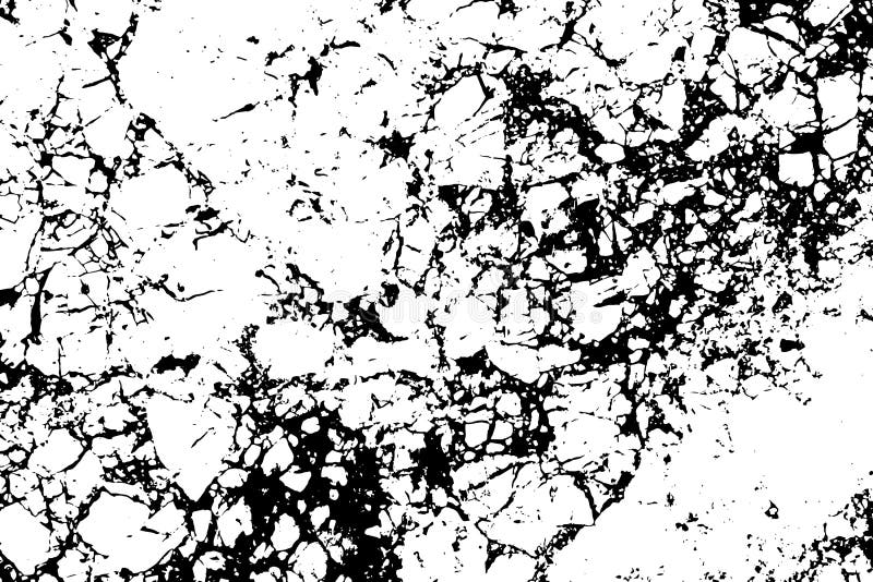 Black and White Marble Cracks Simple Texture. Vector Illustration ...