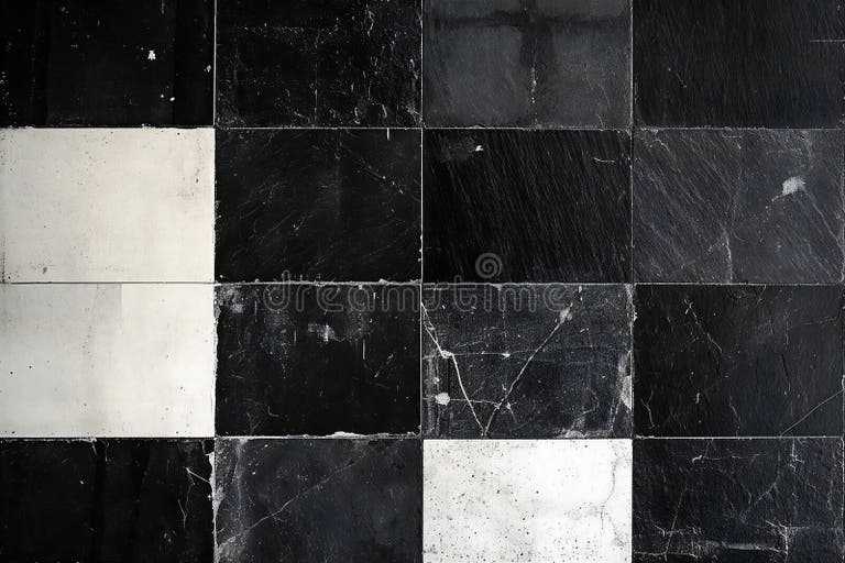 Black and White Marble Tiles Pattern Texture Background, Floor Tile ...