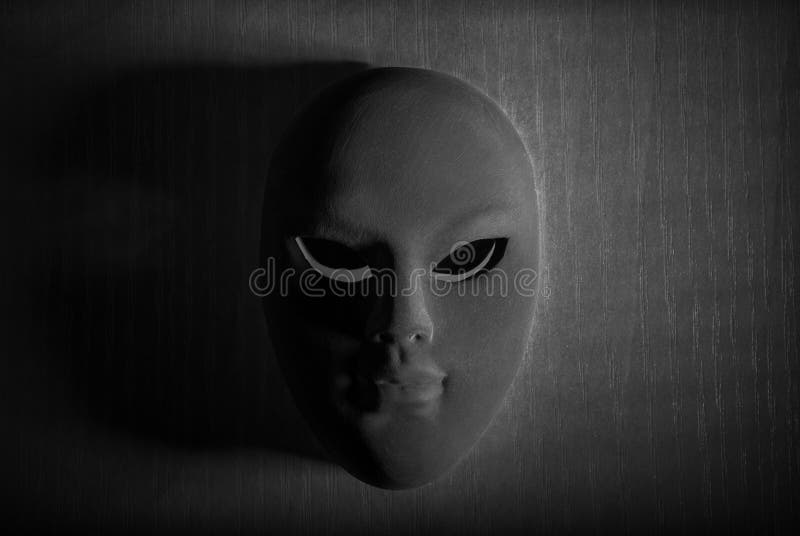 Black and White mask stock photo. Image of imagination - 33821568