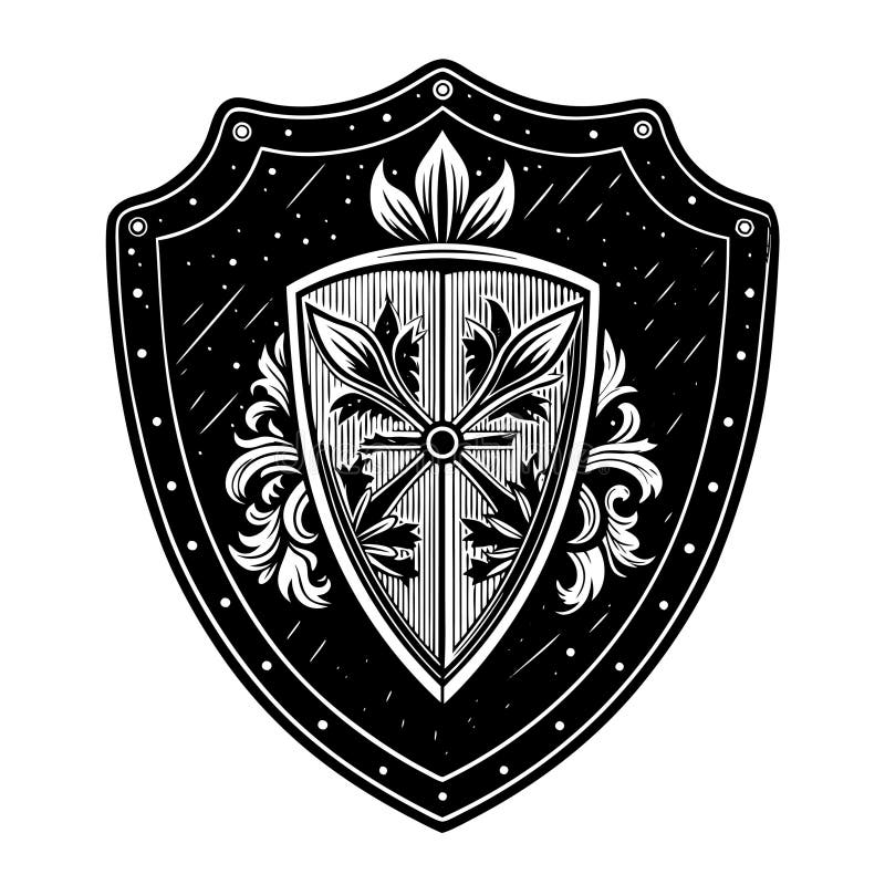 Vector Shield Cross