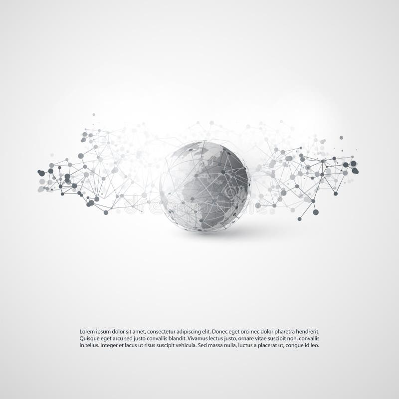 Black and White Modern Minimal Style Cloud Computing, Network Structure ...