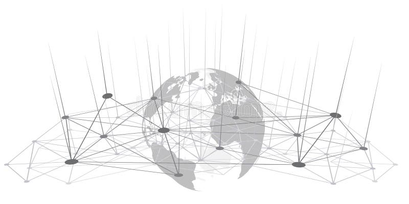 Black and White Modern Minimal Style Polygonal Network Structure ...