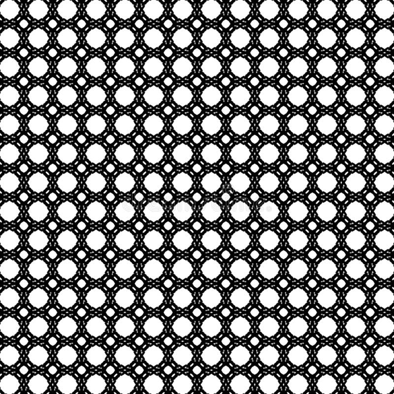 Black and White Modern Repeating Pattern Background Stock Illustration ...