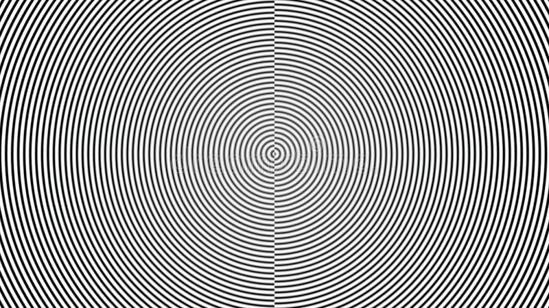 Black and White Moire Circle Pattern - Illustration Stock Illustration ...