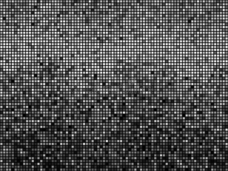 Black and white mosaic stock vector. Illustration of multiple - 13047218
