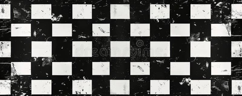 A Black and White Mosaic Pixel Background with a Checkerboard Pattern ...