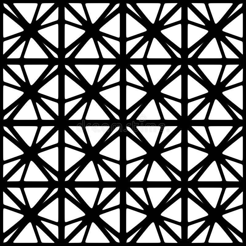 Black and White Mugal Jali Pattern Stock Vector - Illustration of ...