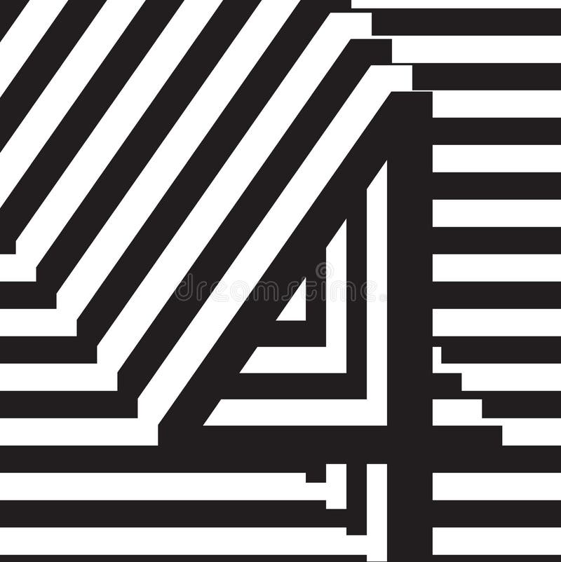 Number 4 design template stock vector. Illustration of logo - 100903539