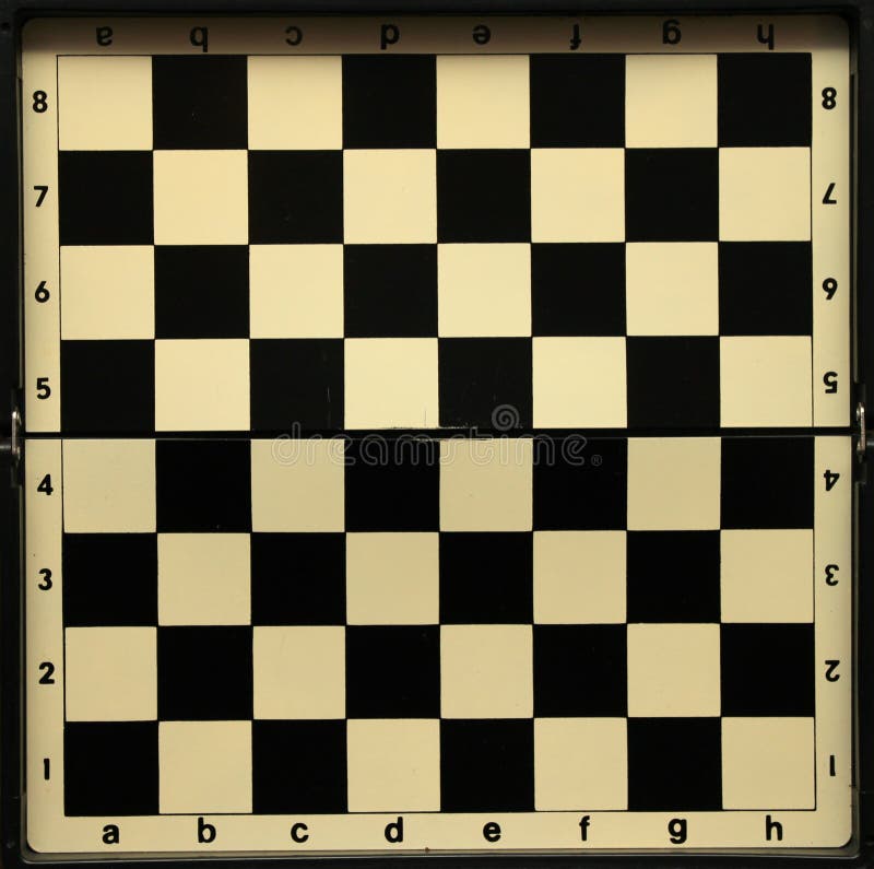 Black and White Old Empty Chess Board Stock Image - Image of chess ...