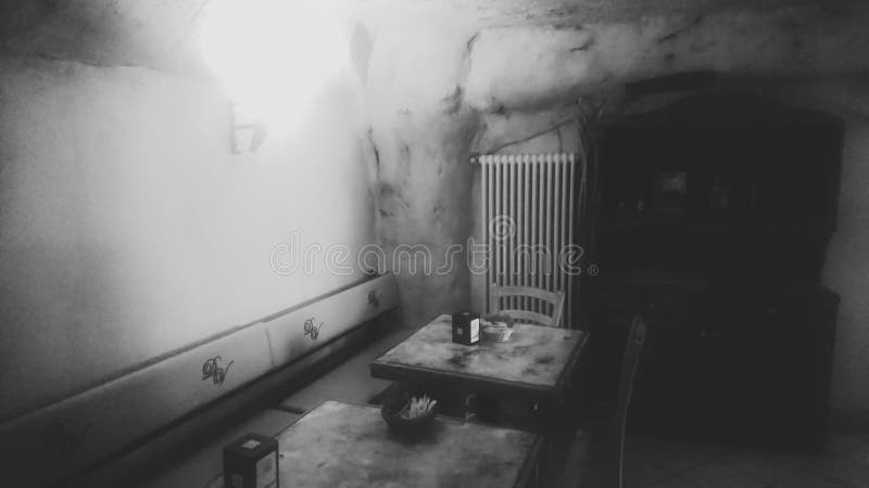 Black & White Old Secluded Room Retro Stock Photo - Image of room ...