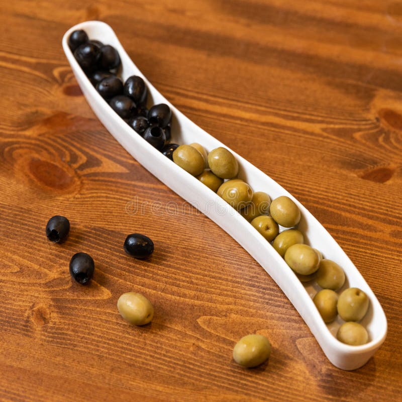 Black and white olives stock image. Image of snack, natural - 190244185