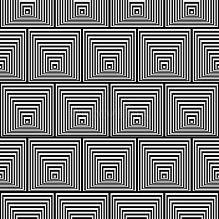 Black and White Opt Art Seamless Stock Vector - Illustration of ...
