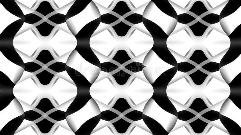 Black and White Organic Patterns. Random but Orderly Arrangement Stock ...