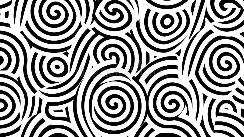 Black and White Organic Patterns. Random but Orderly Arrangement Stock ...
