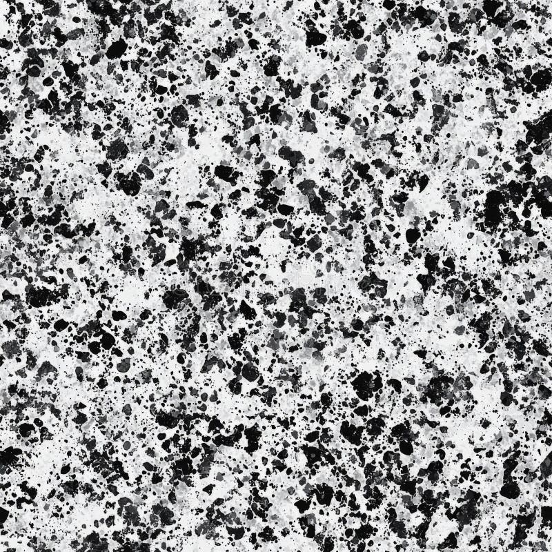 Black and White Paint Splatter Texture with Abstract Grunge Motif ...