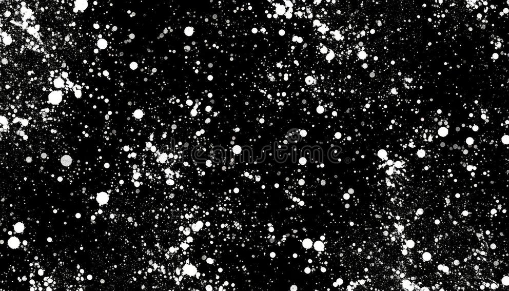Black and White Paint Splatter Texture Background Stock Illustration ...