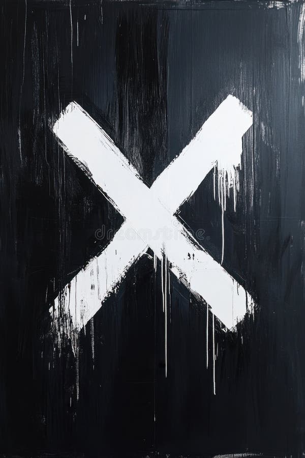 Black and White Painting, this Artwork Features a Black and White ...