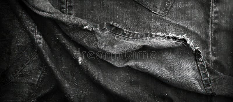 Classic Black and White Jeans Stock Image - Image of garment, menswear ...