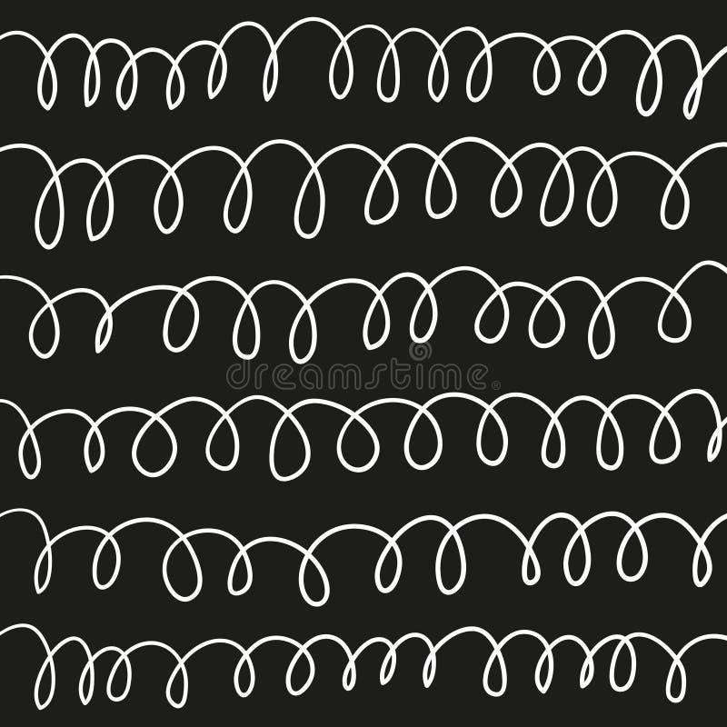 Black and White Pattern, Background with Lines Stock Vector ...