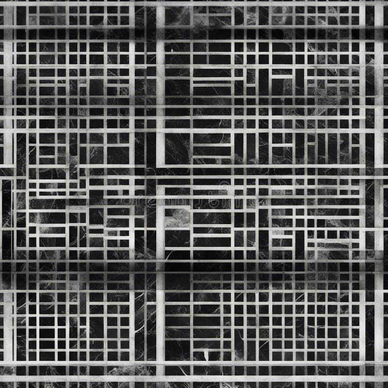 Black and White Pattern Black Marble Texture Pattern with a Square ...