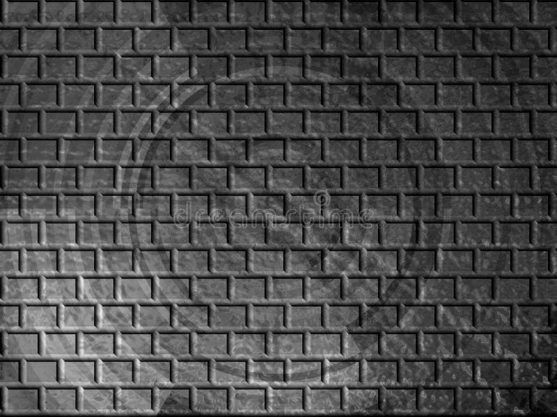 Black and White Pattern of Bricks Stock Illustration - Illustration of ...